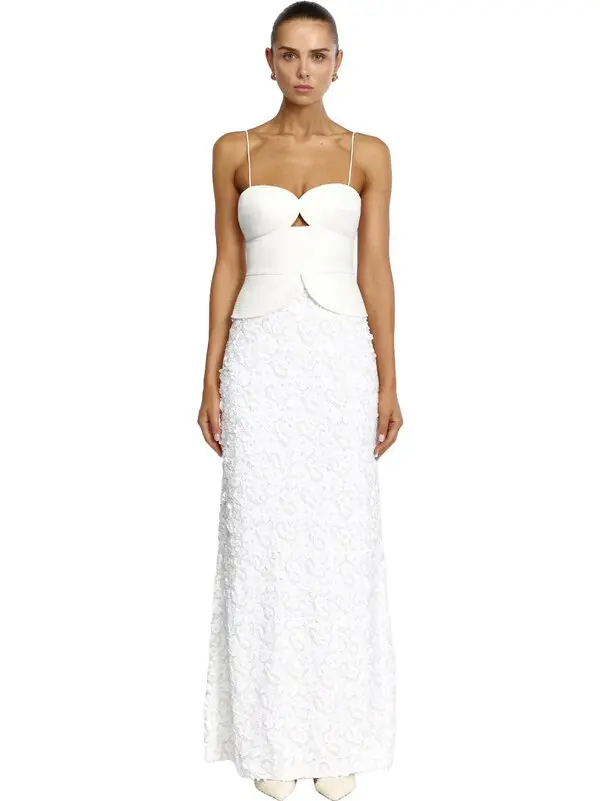Acler Pryde Maxi Dress - Ivory