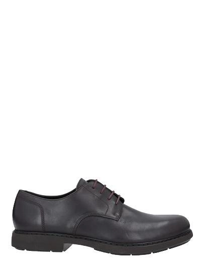 Camper Dark Soft Leather Lace-up Shoes - Brown