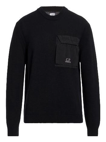 C.P. COMPANY Wool And Polyamide Crewneck Sweater - Black