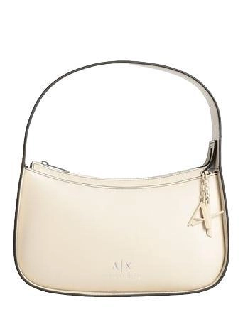 Armani Exchange Polyurethane Hobo Bag - Beige