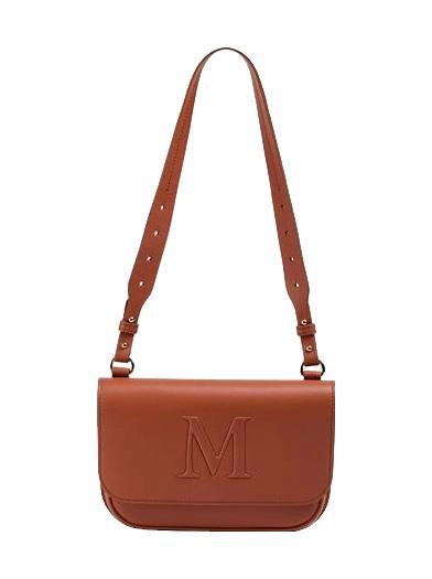 Max Mara Leather Shoulder Bag - Brown
