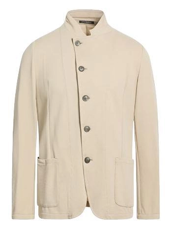 Emporio Armani Jersey Single-breasted Blazer - Beige