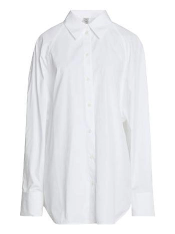TOTEME Organic Cotton Poplin Shirt - White