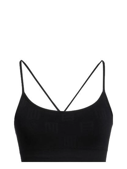 AMBUSH Polyamide Elastane Crop Top - Black