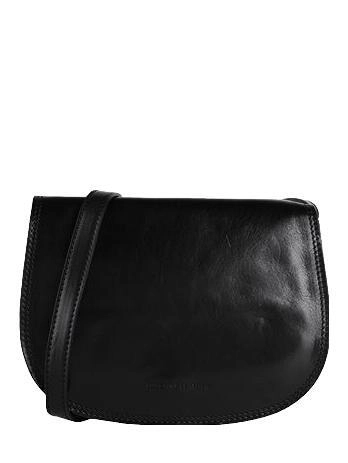 TUSCANY LEATHER Isabella Soft Leather Cross Body Bag - Black