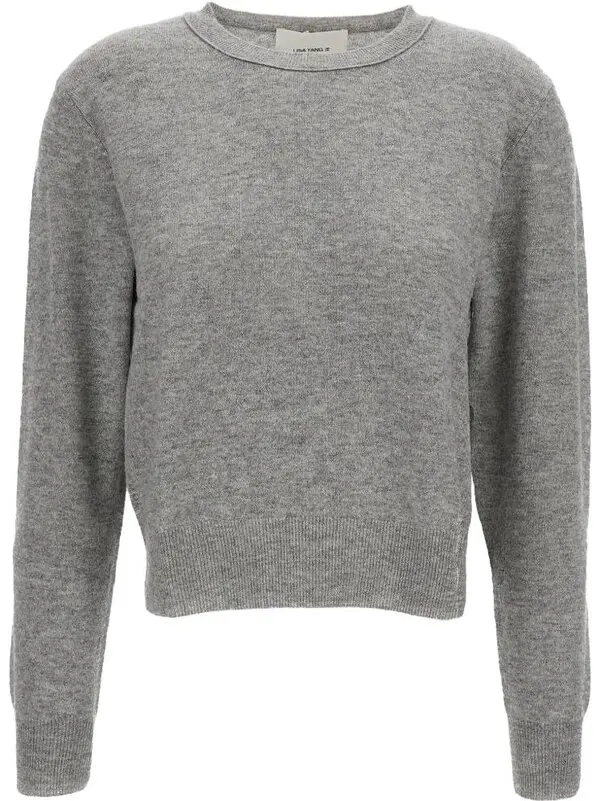 LISA YANG Greer Cashmere Sweater - Grey