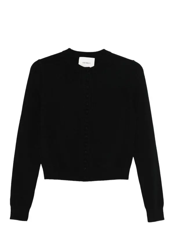 LISA YANG Wilona Cashmere Cardigan - Black