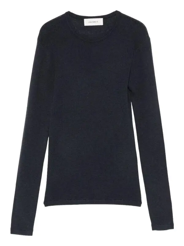 LISA YANG Vivian Cotton And Cashmere T-shirt - Blue