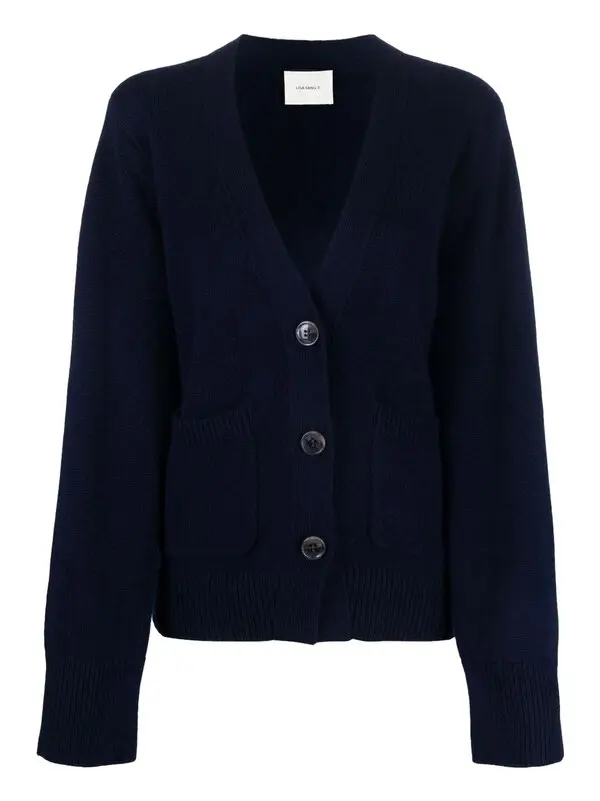 LISA YANG Danni Cashmere Cardigan - Blue
