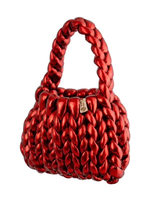 ILLLINA Metallic Statement Bag - Red