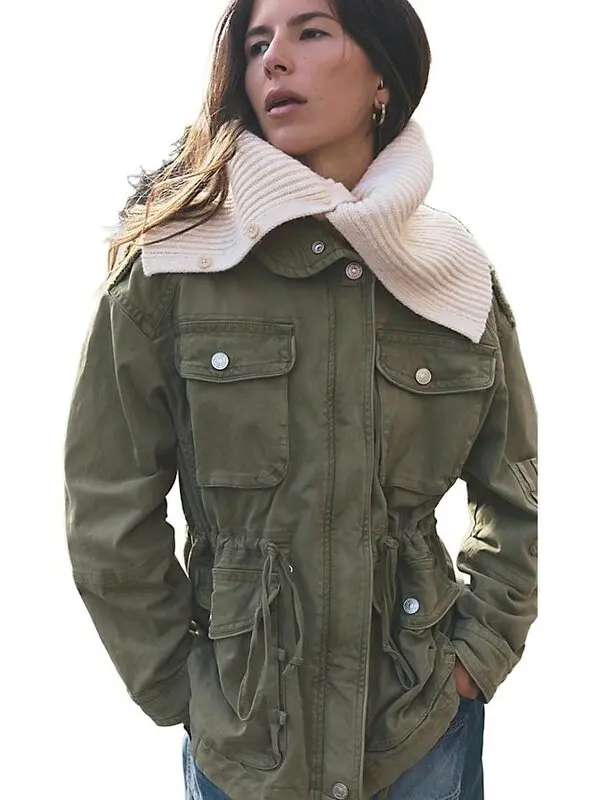 Free People Sunday Button Snood - Ivory