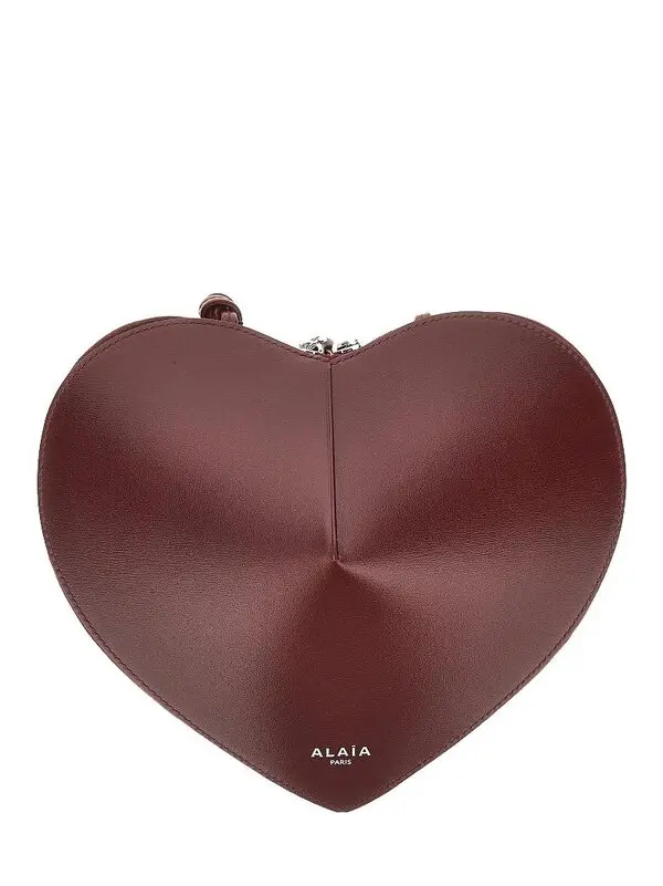 Alaïa Le Coeur' Leather Bag - Red