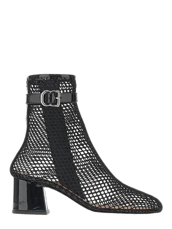 Alaïa Net Booties - Black