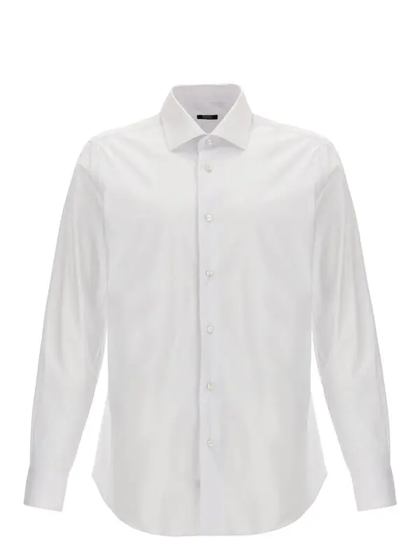 BARBA NAPOLI Poplin Shirt - White
