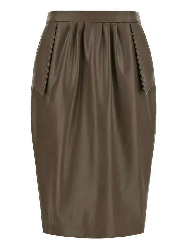 Stella McCartney Altermat Pencil Skirt - Brown