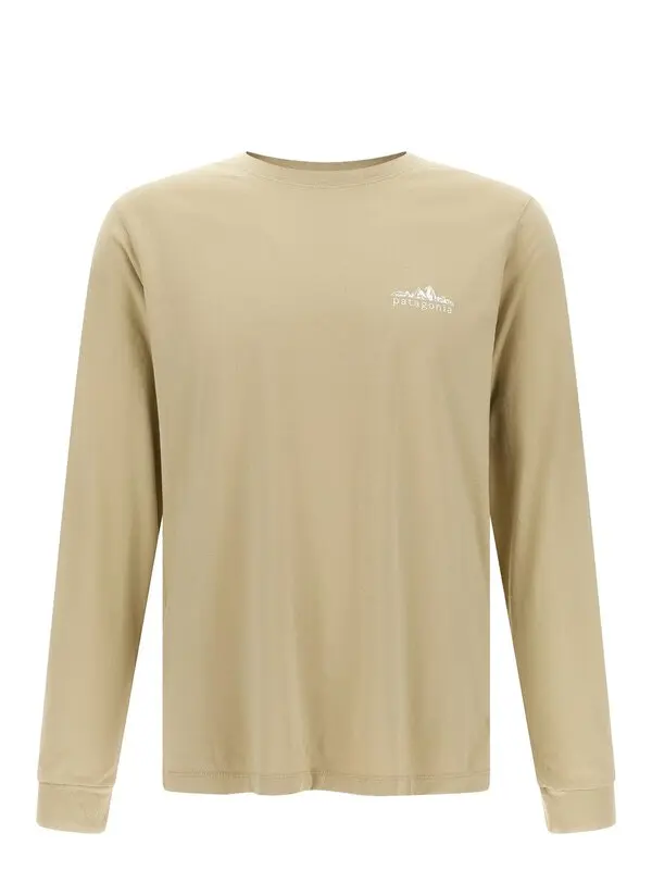Patagonia Fitz Roy Foothills' T-shirt - Beige