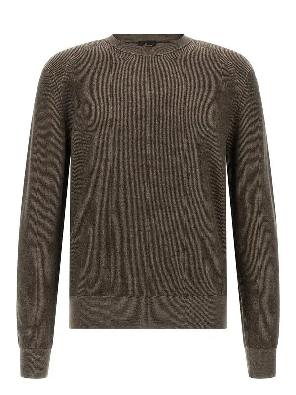 Brioni Vanisé Weave Sweater - Brown