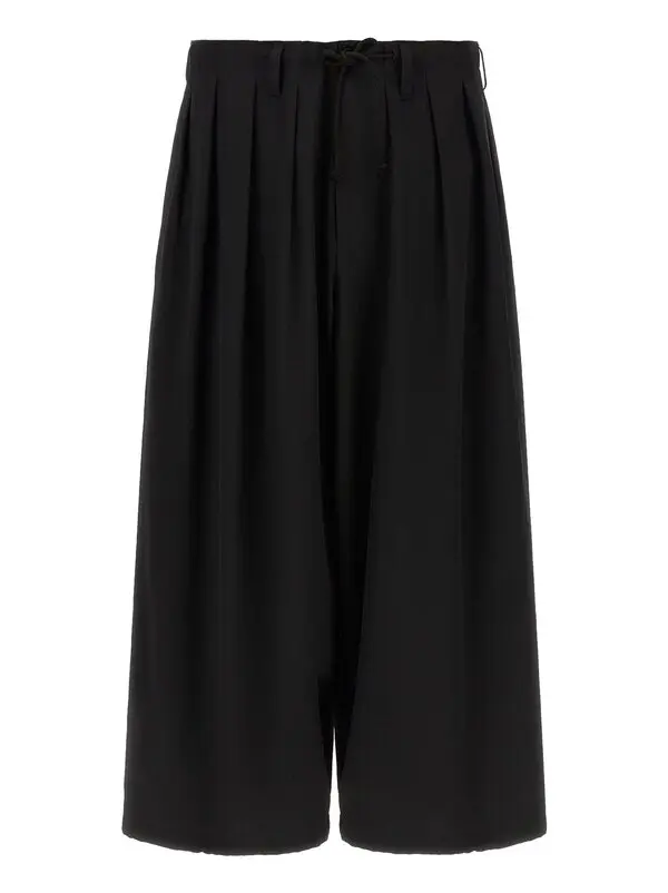 Yohji Yamamoto Standard Balloon Trousers - Black