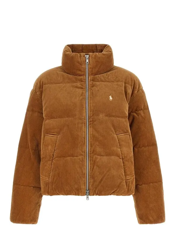 Polo Ralph Lauren Corduroy Down Jacket - Brown