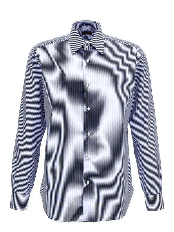 BARBA NAPOLI Journey' Shirt - Light Blue