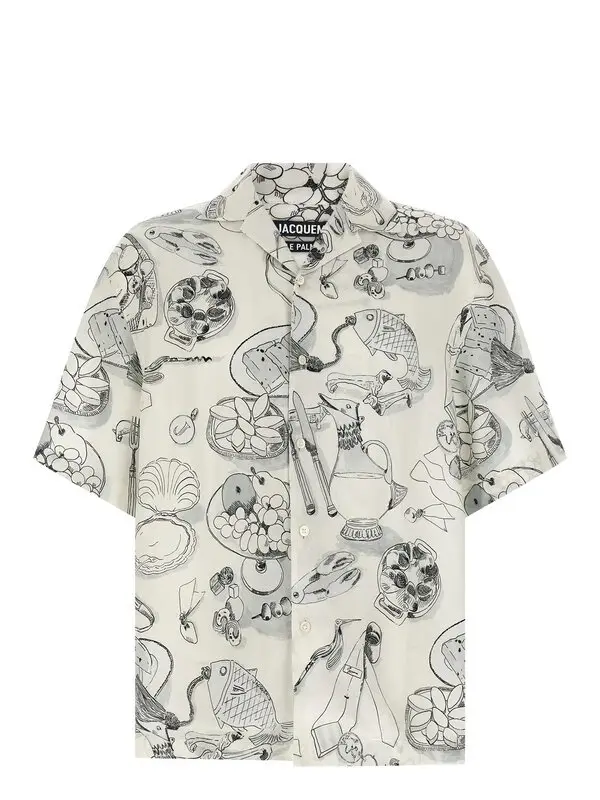 Jacquemus La Chemise Cocktail' Shirt - White/black