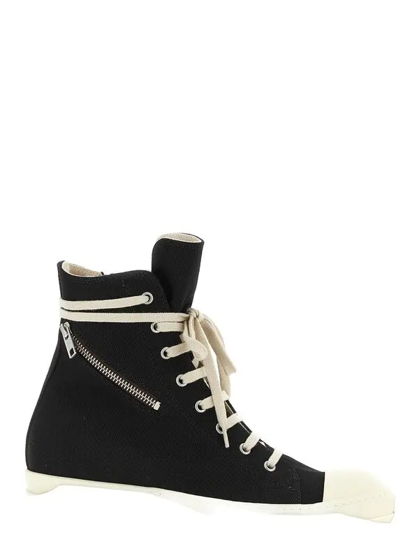 Rick Owens Cargo Abstract Sneaks - Black