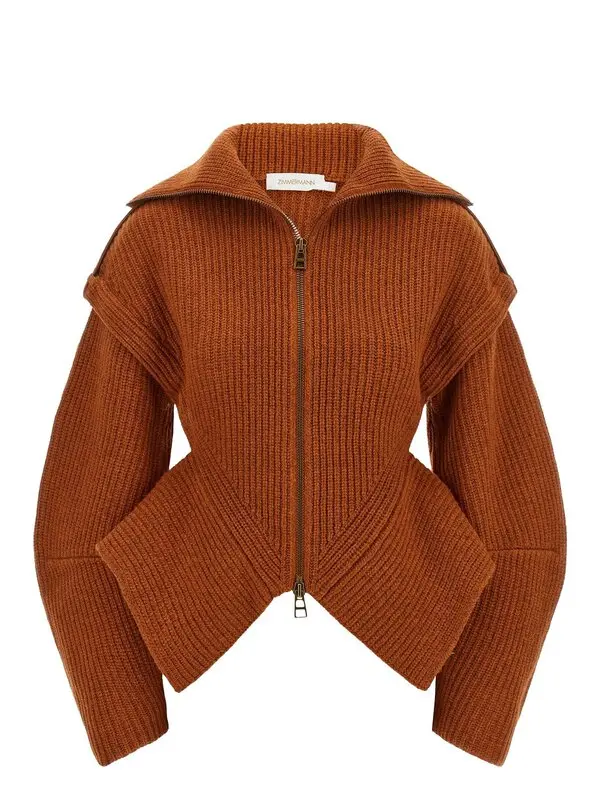 Zimmermann Valiant' Cardigan - Orange