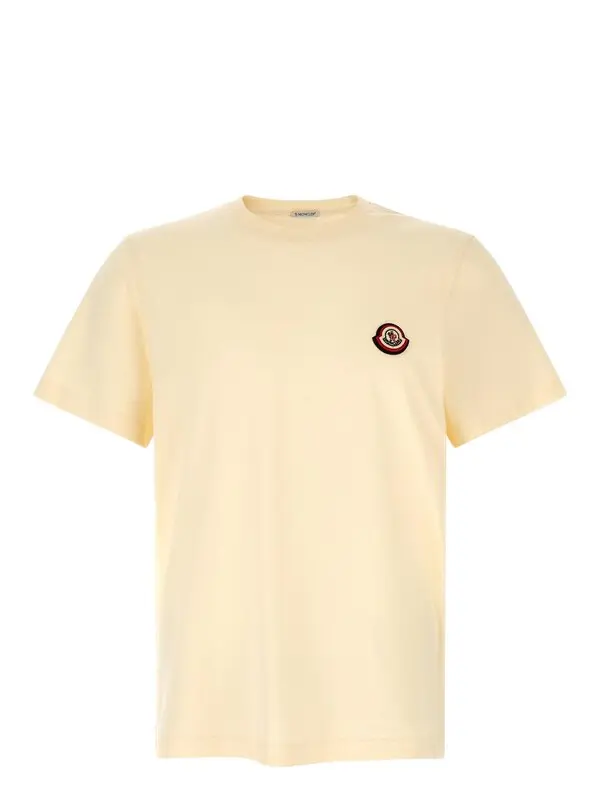 Moncler Logo Patch T-shirt - White