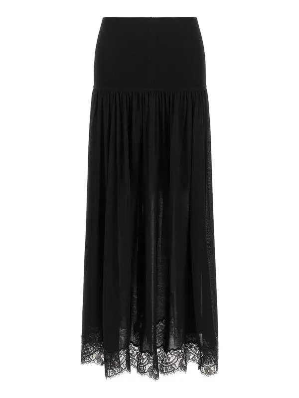 Zimmermann Valiant Long Skirt - Black