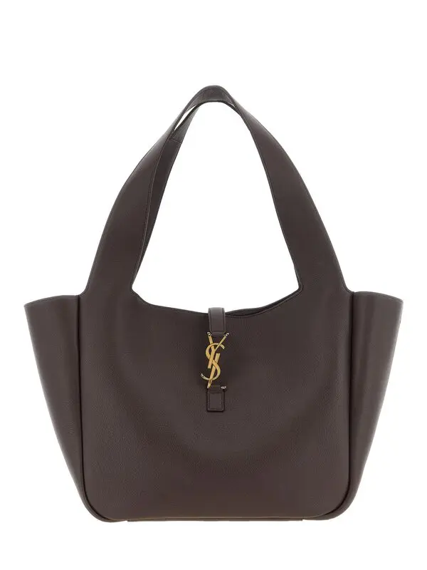 Saint Laurent Medium 'le 5 À 7 Bea' Shopping Bag - Bordeaux