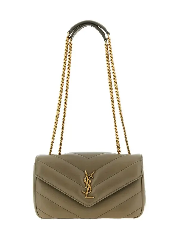 Saint Laurent Loulou Small Shoulder Bag - Green