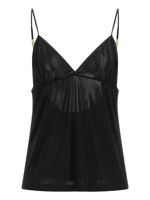 Saint Laurent Cassandre Chain Top - Black