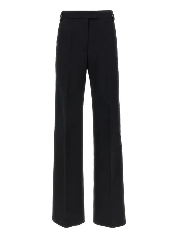 THE LATEST Alek Cotton Canvas Trousers - Black