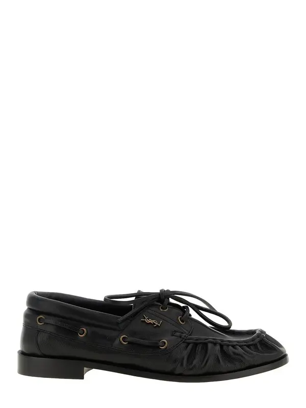 Saint Laurent Le Loafer Bateau - Black