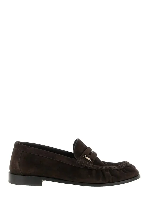 Saint Laurent Le Suede Loafer - Brown