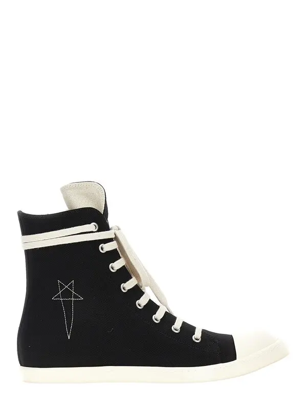 Rick Owens High-top Sneaks - Black