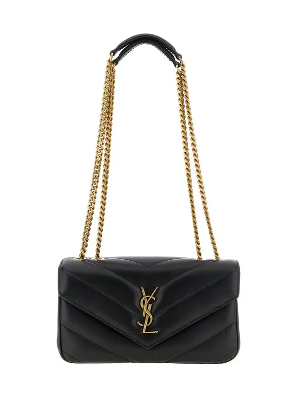 Saint Laurent Loulou Small Shoulder Bag - Black