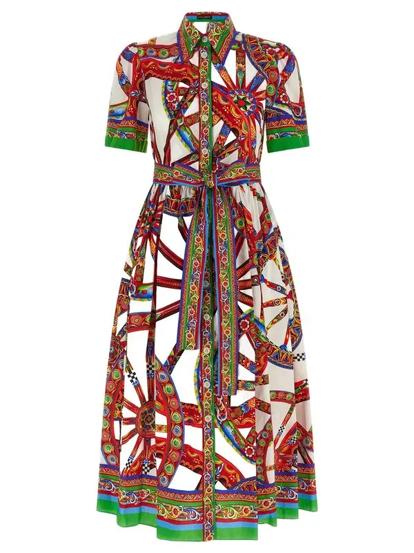 Dolce & Gabbana Carretto Print Dress - Multi