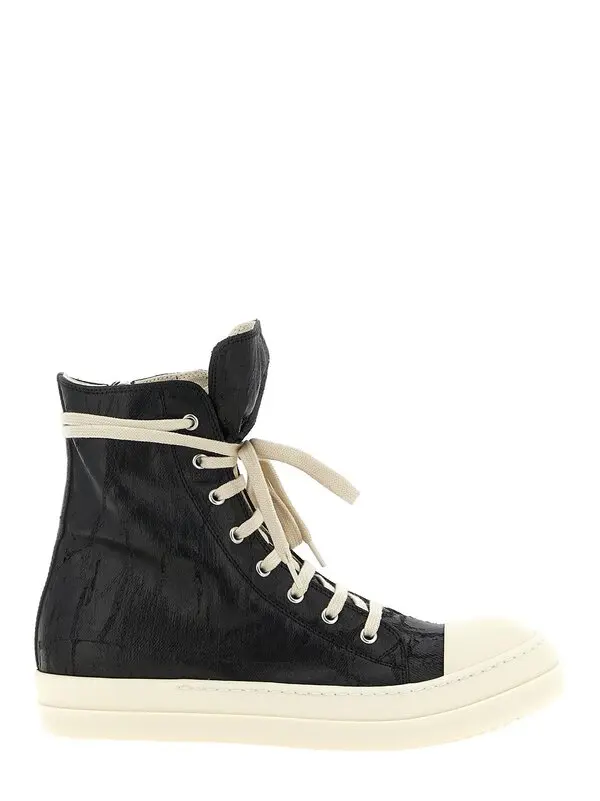 Rick Owens Megacrust Sneaks - Black