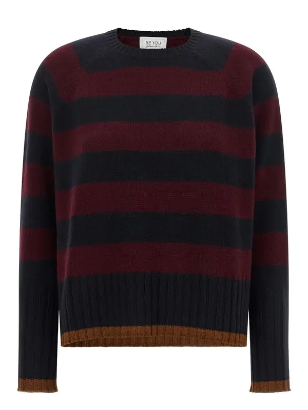 BE YOU 1175' Cashmere Sweater - Bordeaux