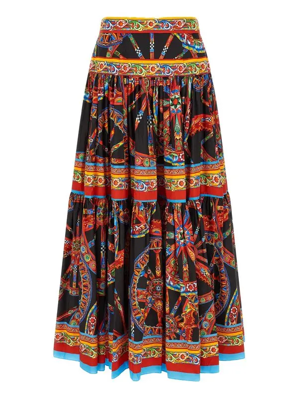 Dolce & Gabbana Carretto Skirt - Multi
