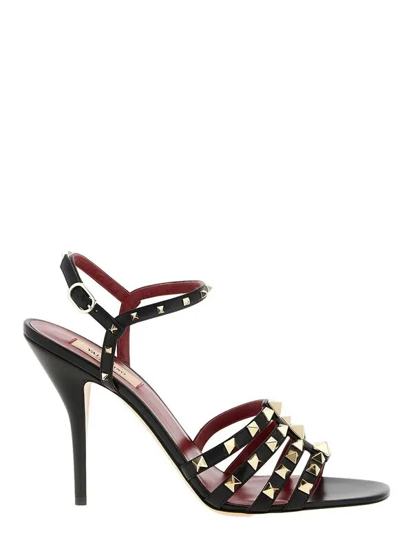 Valentino Garavani Rockstud Sandals - Black