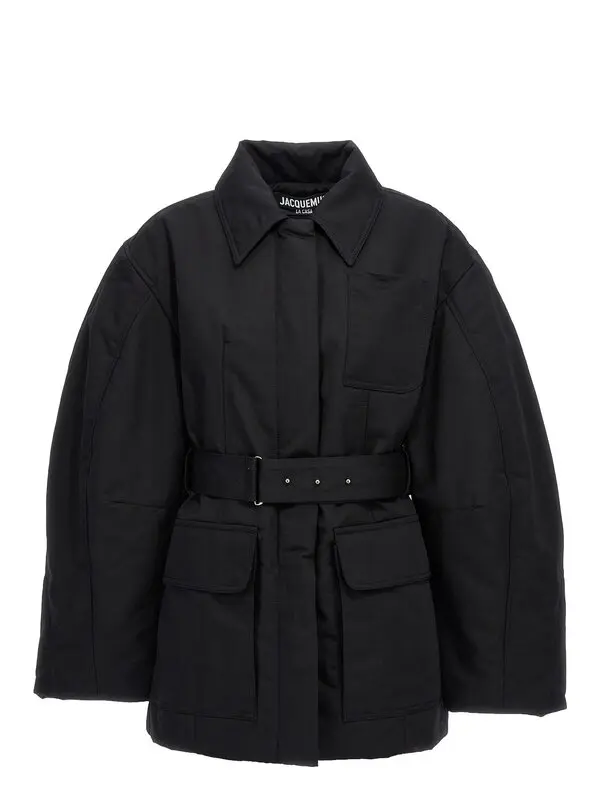 Jacquemus Le Blouson Bari Jacket - Black