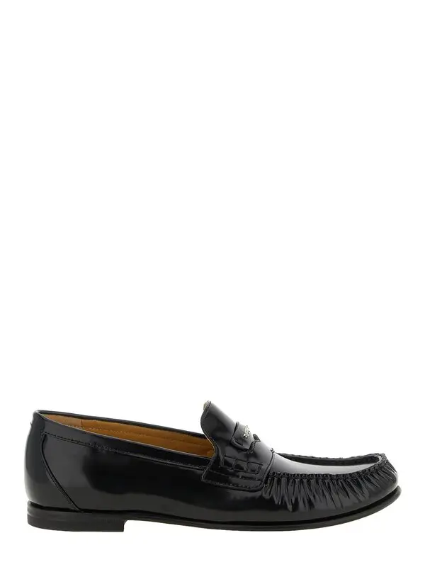 Fendi Scrunch Moccasins - Black