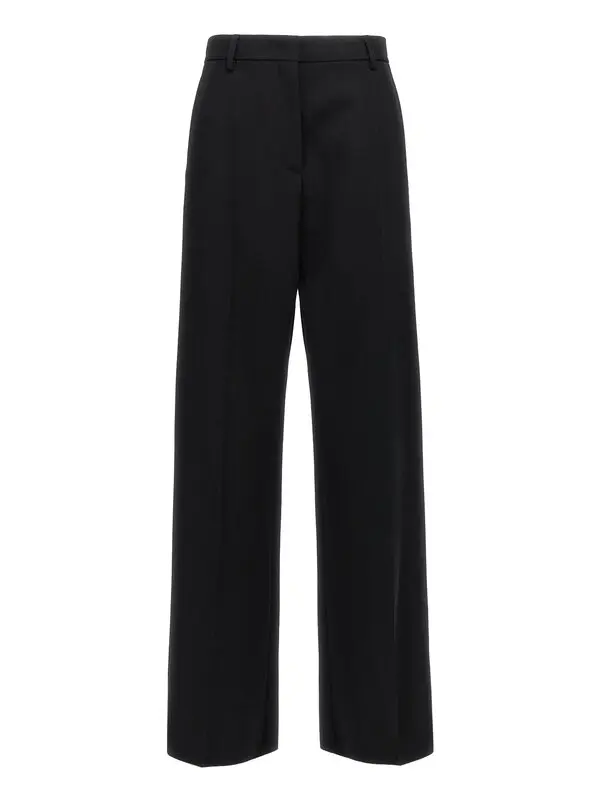 Valentino Garavani Solid Grisaille Trousers - Black