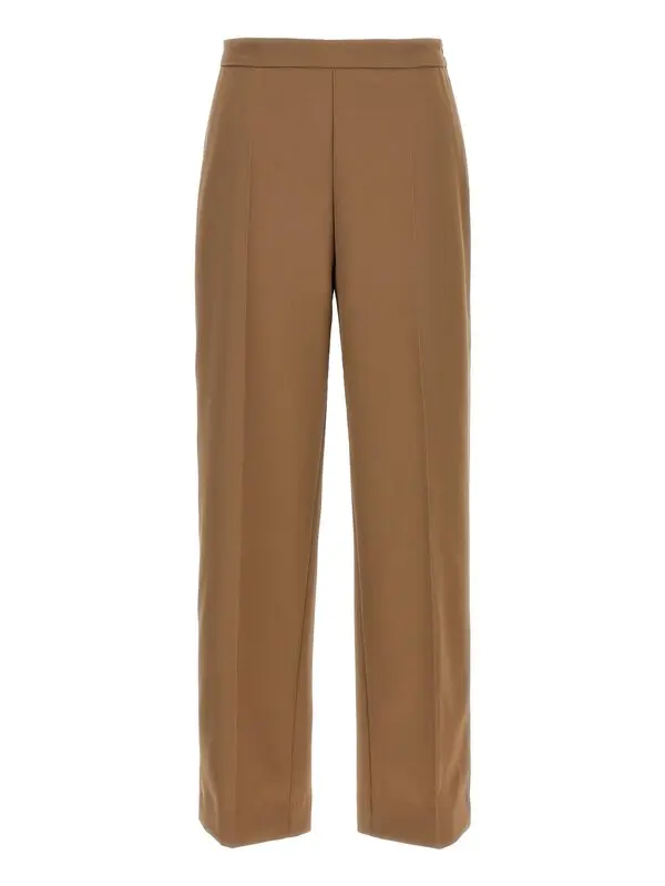 Dries Van Noten Prati Wool Trousers - Brown