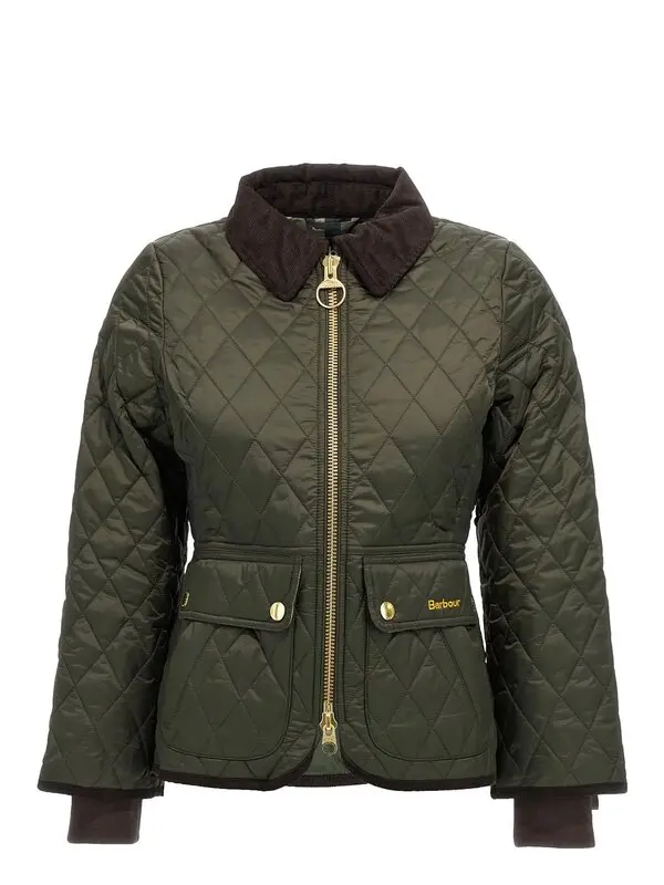 Barbour Beadnell Quilted Nylon Jacket - Green