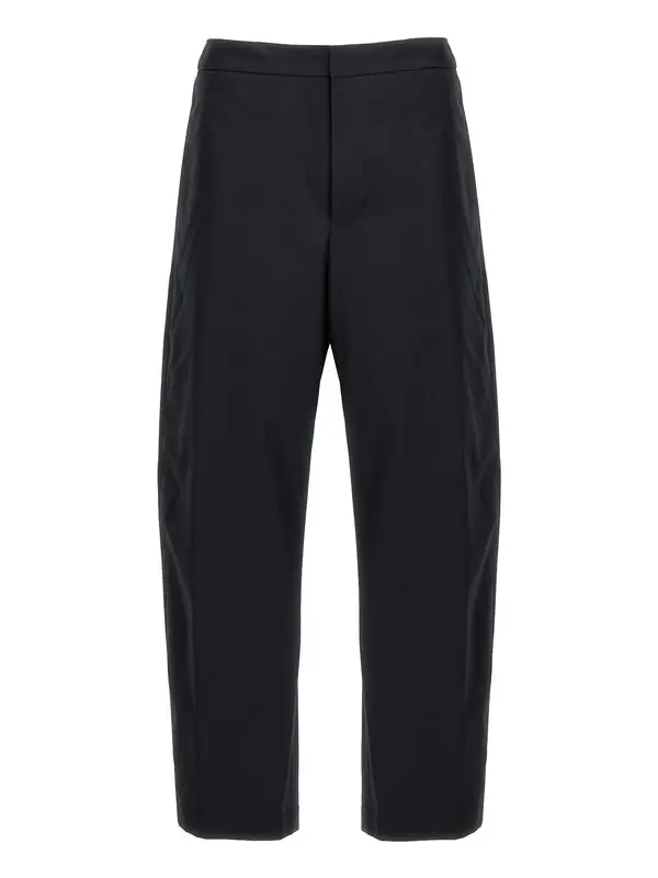 JIL SANDER Cotton Trousers - Blue