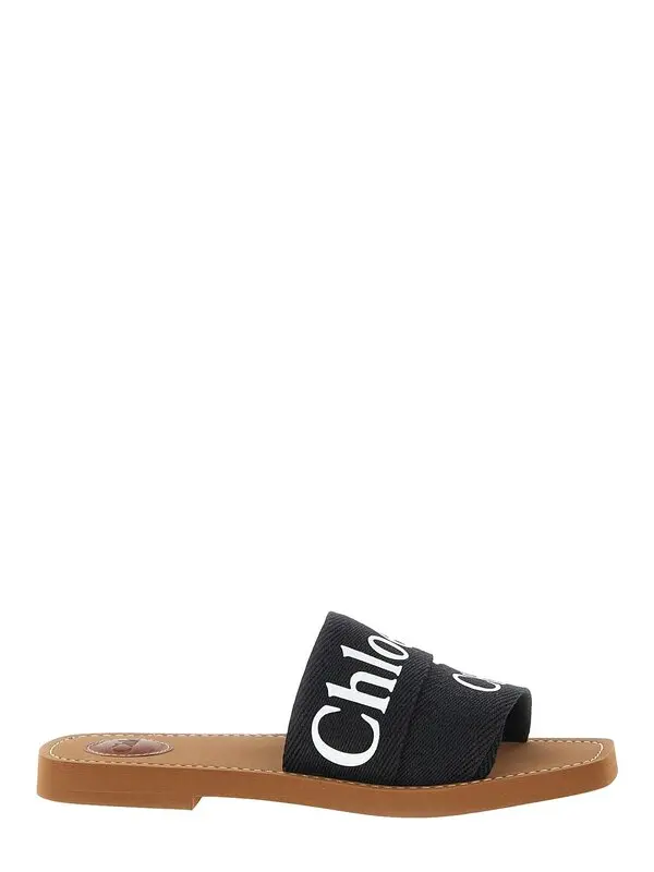 Chloé Woody Sandals - Black