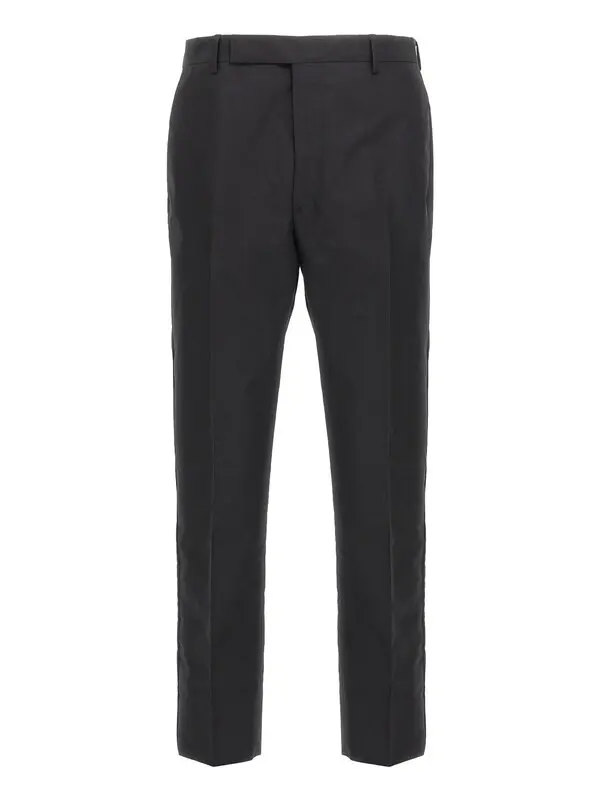 Prada Technical Cotton Trousers - Black